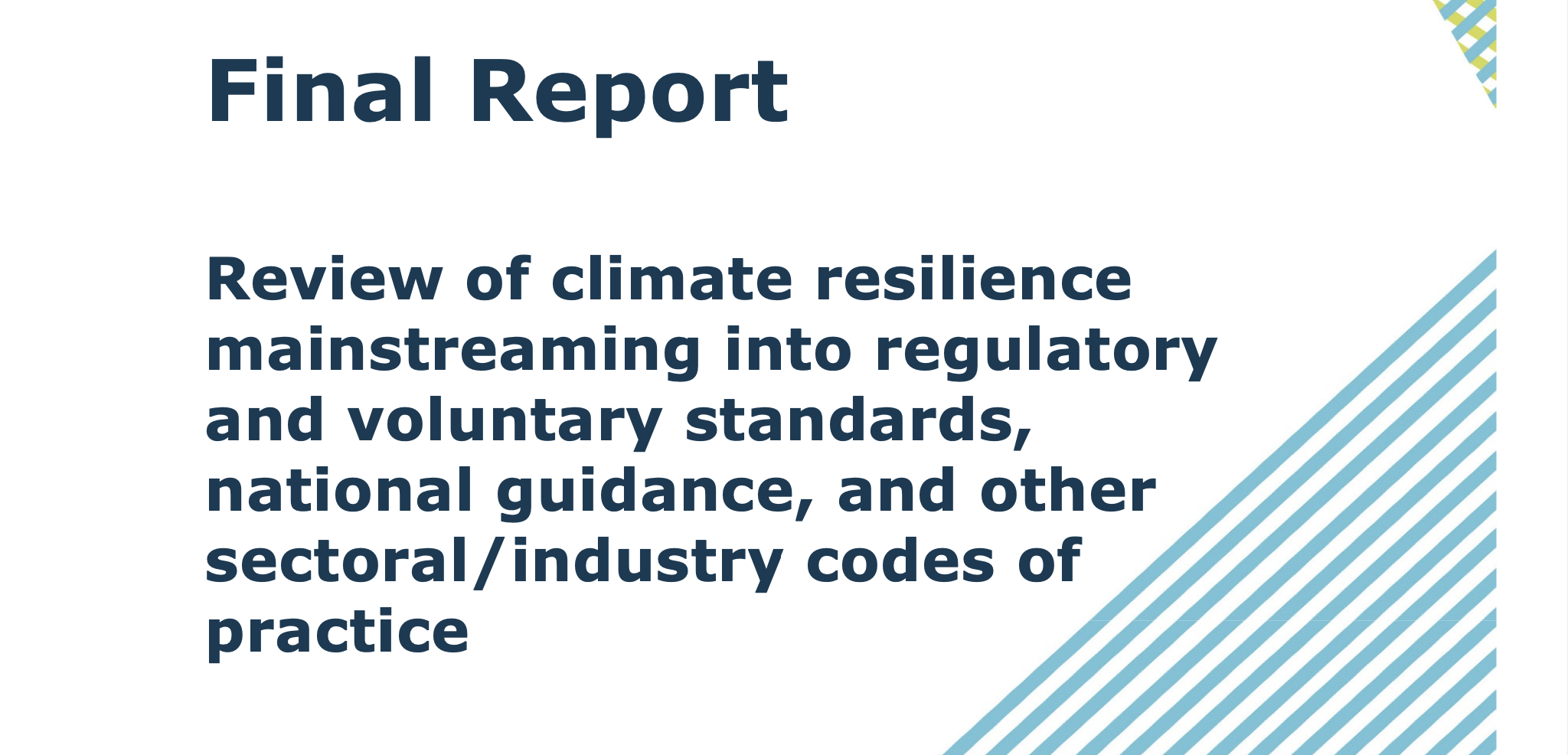What is climate resilience?